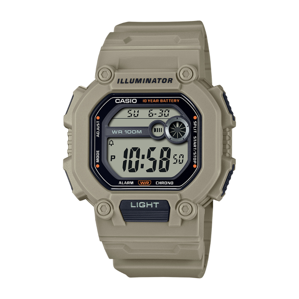 Casio Digital Watch W-737HX-5A - Tan - Precision Watch Company