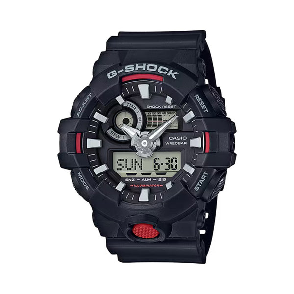 Casio G-Shock Duo Digital - Black & Red - Precision Watch Company