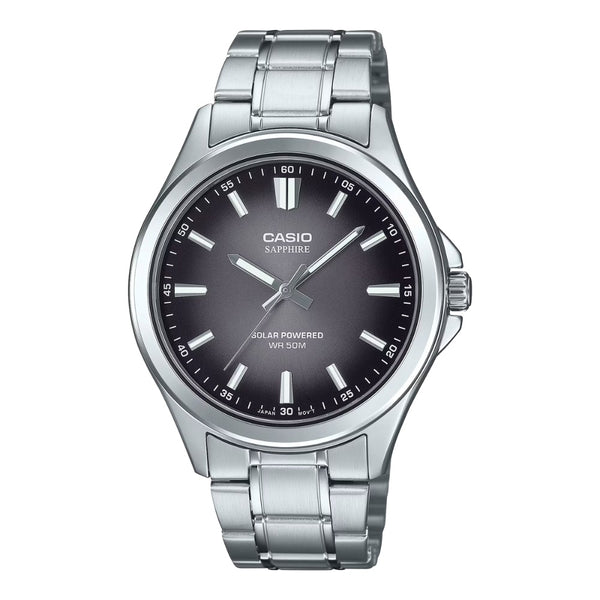 Casio Analogue Watch - Solar Powered - Black - Precision Watch Company
